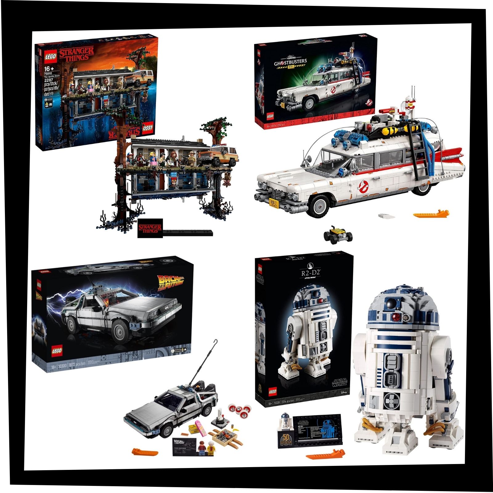 Las mejores sagas de los 80 en casa con los sets de LEGO - Nostalgia 80